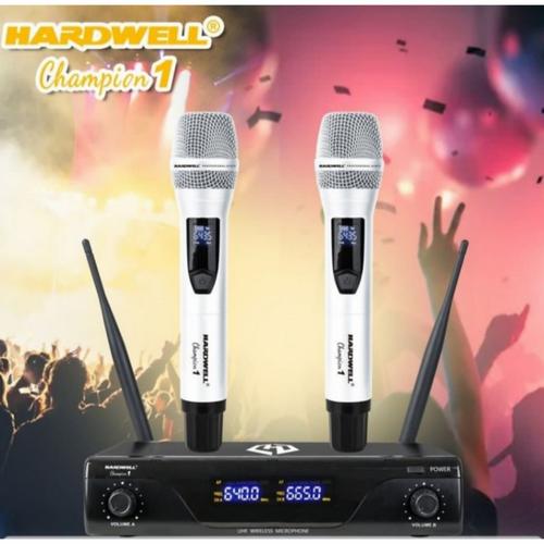 Jual Mic Wireless Hardwell CHAMPION 1 Original Double Mic Handheld ...