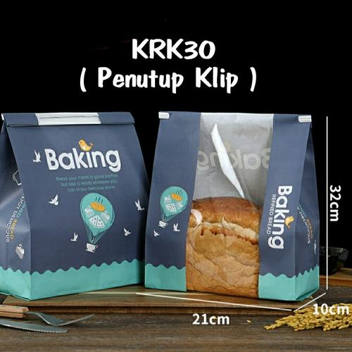 Jual Plastik Klip Roti Tawar KRK030 Kemasan Plastik Kertas Roti ...