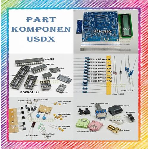 Jual Paket uSDX QCX SDR DIY Standalone dan part versi uSDX SDR WB2CBA - module 5351 - Kota ...