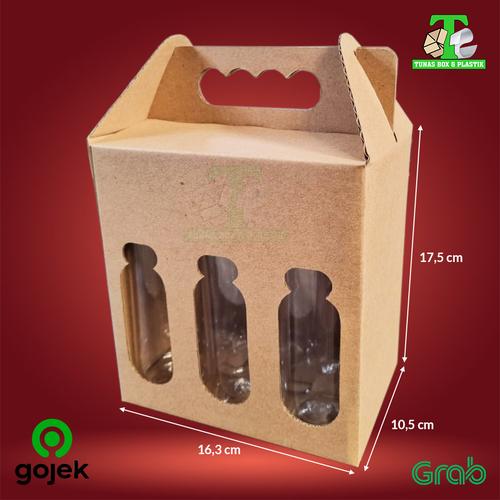 Jual Kardus Minuman Botol 250 mL| Box Hampers Botol 250 mL - 350ml isi ...