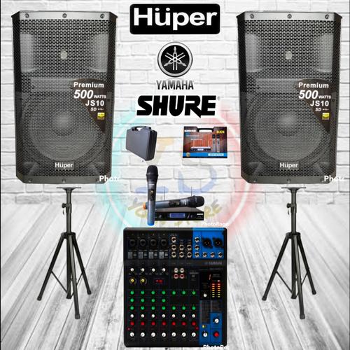 Jual Paket Sound HUPER Audio Profesional 15 Inch JS-10 Mixer Yamaha 2 ...