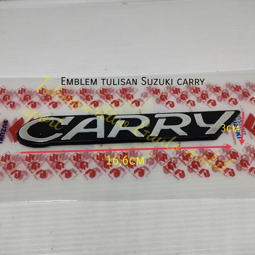 Jual Emblem logo huruf Tulisan Lambang Suzuki Carry CARRY - Jakarta Utara - auto mobil sport ...