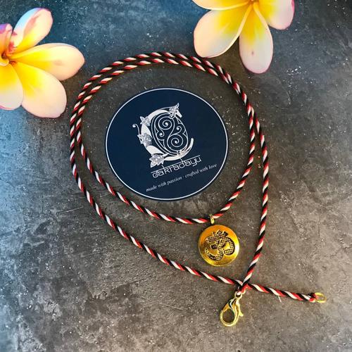 Jual Kalung Tridatu Ongkara Omkara Gold asli khas Bali - 1mm - L - Kota ...