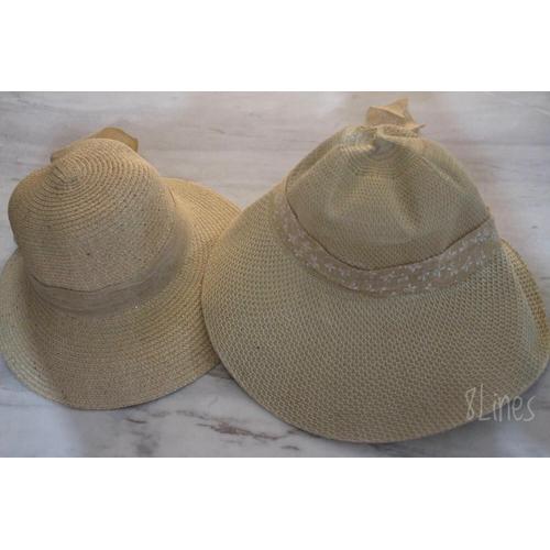 Jual Topi Pantai COKLAT CREAM CHOCOLATE CREAM pet Wanita lebar lux ...