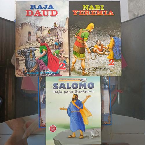 Jual 3 cerita tokoh Alkitab , Raja Daud,Nabi Yeremia , SALOMO - Jakarta ...