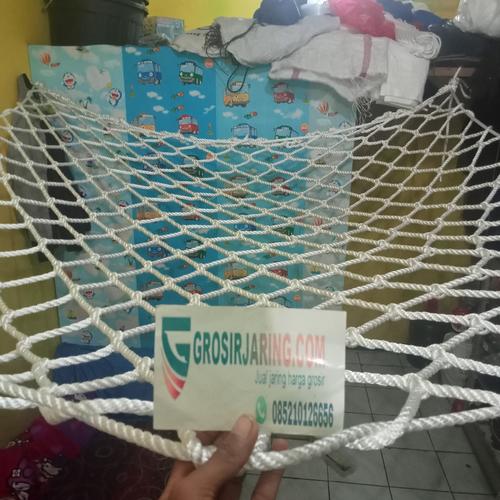 Jual jaring tali tambang nilon 10mm,jaring pengaman,jaring outboond ...