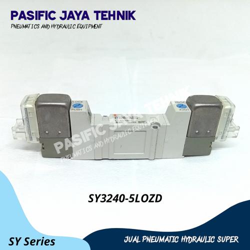 Jual solenoid valve 24v SMC SY3240-5LOZD 2 Position Double SY Series ...