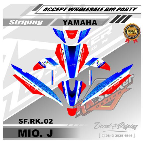 Jual Sticker Decal Full Body Motor Mio J. SF.RK.02 - 1 - Kab. Blora ...