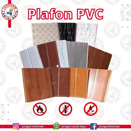 Jual Plafon PVC Glossy/Doff Anti Air dan Rayap Harga Murah | Panjang 4m ...