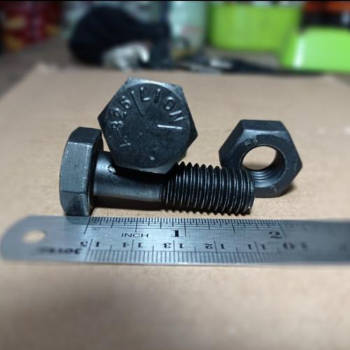 Jual baut a325 1/2 x 1 1/2 / baut mur 1/2x1 1/2 htb baja - Kab ...