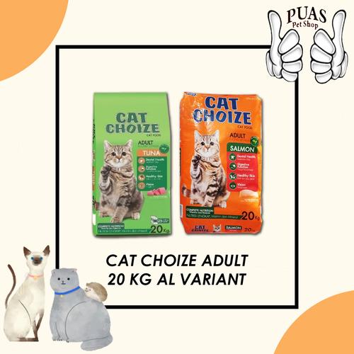 Jual Cat Choize Adult Tuna Salmon 20kg/ Cat Choice 20 kg/ Cat Food Dry ...