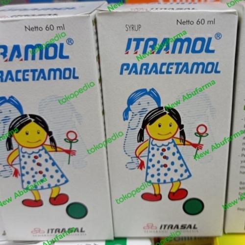 Jual Itramol Paracetamol Sirup 60 ml, Obat Panas, demam, dan nyeri utk ...