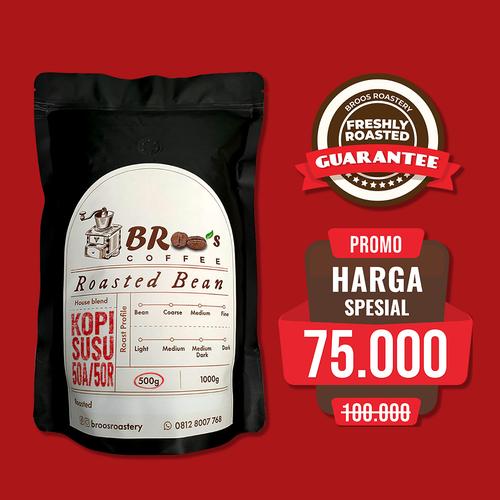 Jual Kopi House blend KOPI SUSU 50A / 50R Broos roastery 500 Gram - GILING SEDANG - Kab ...