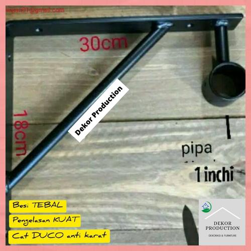 Jual Siku Besi Ambalan Siku Besi Dinding Plat Besi Penyangga Siku ...