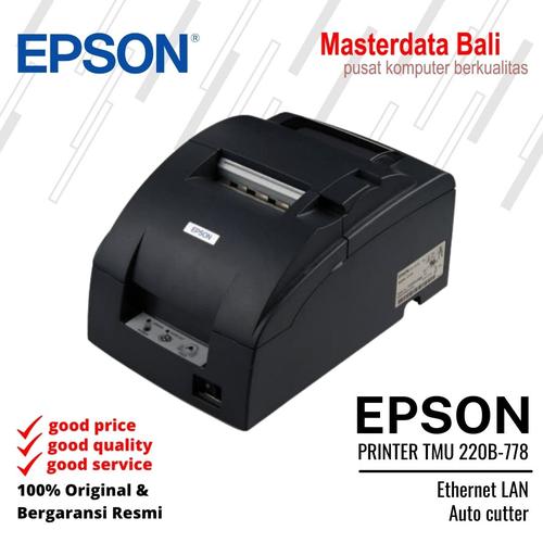 Jual PRINTER Epson TMU 220B 778 Ethernet LAN Auto cutter - Kota Denpasar - Jago Computer Bali ...