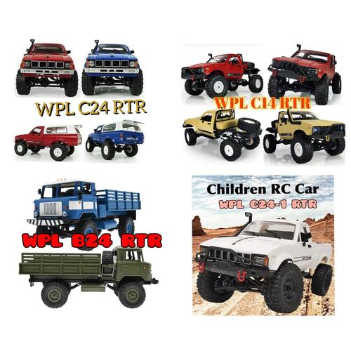 Jual WPL C24 C14 B24 RTR C-24 C-14 B-24 RC Car Truck Off-Road 1/16 ...