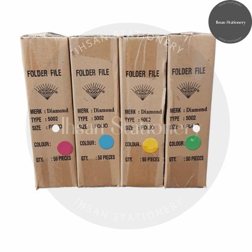 Jual Stop Map/Map Kertas Diamond 5002 Folio - Merah - Kota Bekasi ...