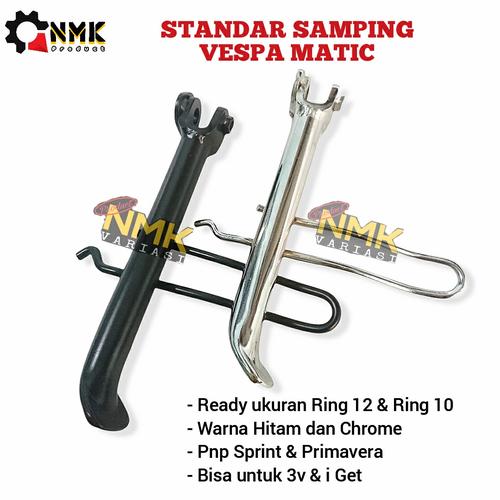 Promo STANDAR SAMPING CHROME SIDE STAND VESPA MATIC SPRINT PRIMAVERA 3V ...