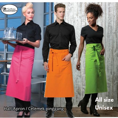 Jual Celemek Apron Pinggang Waist apron Apron setengah badan Half apron ...