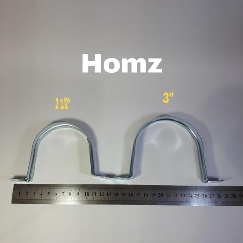 Jual Klem Plat Besi 3" inch Tebal/Pipe Clamp/Klem Omega Galvanis Seng ...