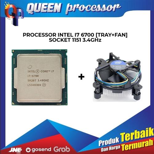 Jual Processor Intel core i7 6700 3.4 GHz TRAY socket 1151 + FAN ...