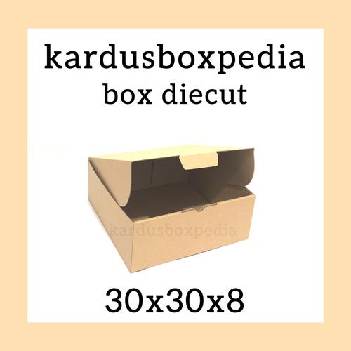 Jual kardus packing packaging box pizza/diecut 30x30x8 - Jakarta Barat ...