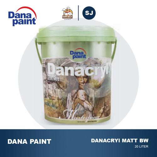 Jual Cat Tembok Danacryl Matt Brilliant White / BW Pail 20L Interior ...