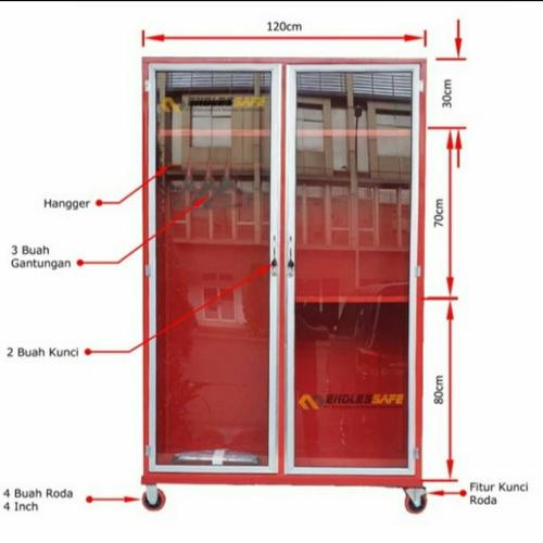 Jual Lemari Pemadam APD / Lemari Safety Pemadam / Fire Safety Cabinet ...