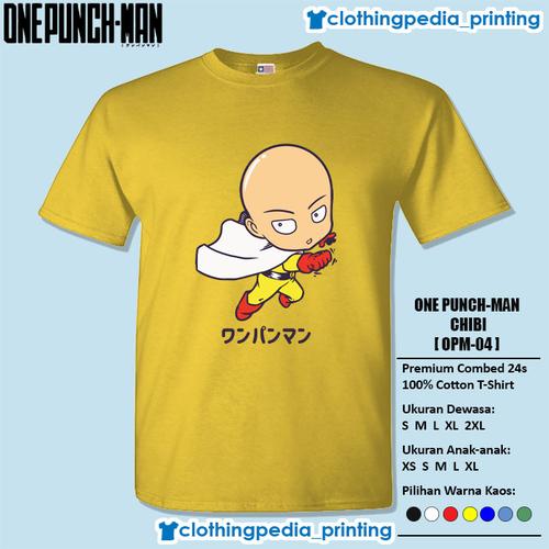 Jual Kaos Baju Keluara One Punch Man Saitama Chibi OPM-04 Wanpanman T ...