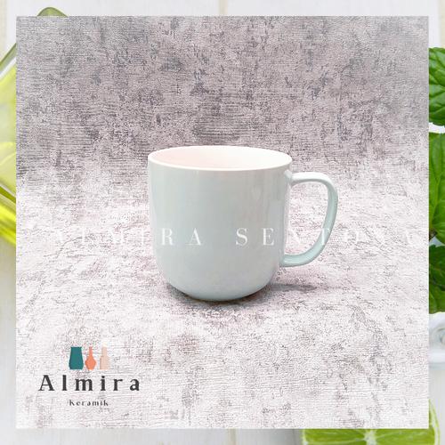 Jual Almira Gelas Mug Keramik Two Tone 2 Warna Polos Ukuran 550 ml ...