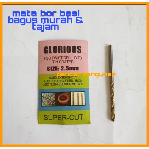 Jual MATA BOR BESI GLORIOUS KUNING 2.5MM - MATA BOR BESI KUNING 2.5MM ...