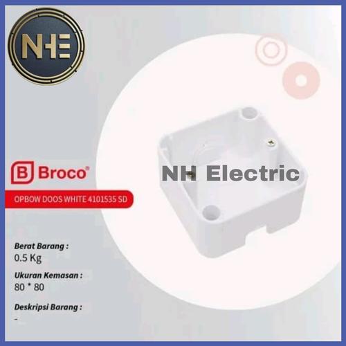 Jual OB Doos Segi Putih Broco 4101 Outbow Dos Opbow Dus Tempel 4101-535 ...
