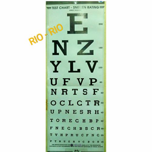 Jual Snellen Chart / Kertas Test Mata Rabun (Murah) - Jakarta Selatan ...