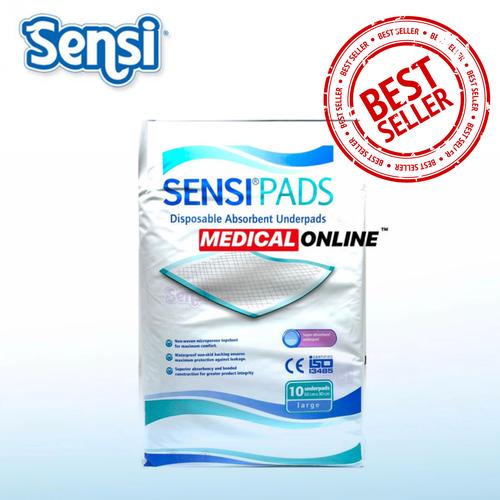 Jual UNDERPAD PERLAK ANTI BOCOR 60X90 SENSI ISI 10 PER PACK MEDICAL ...