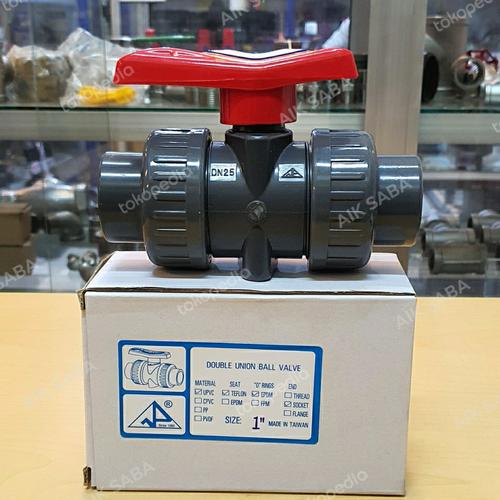 Jual Ball valve true union pvc 1" inch / ball valve water mur pvc ...