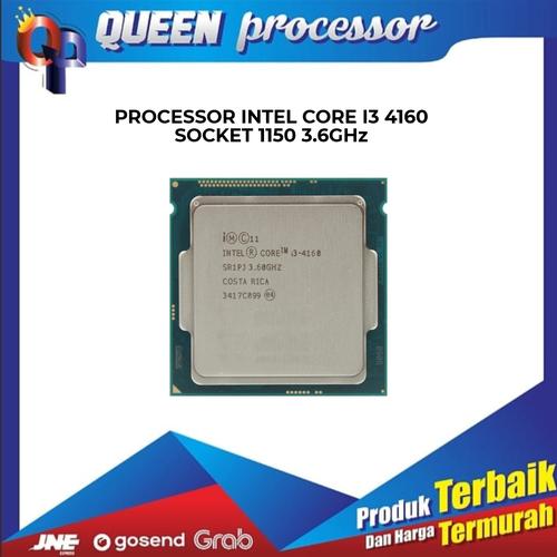Jual Processor Intel Core i3 - 4160 3.6 GHz tray socket 1150 - Jakarta ...