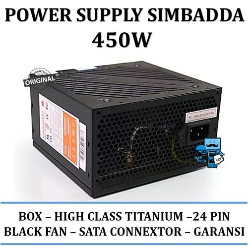 Jual Power Supply Simbadda 450 Watt Box - Garansi Resmi - Jakarta Pusat ...