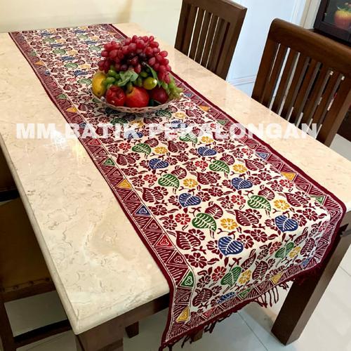 Jual Table Runner Taplak Meja Batik Loper Panjang 200 cm x 50 cm - Biru - Kota Pekalongan - MM ...