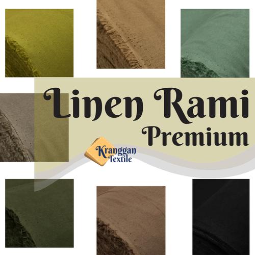 Jual Bahan Kain Linen Rami Premium Lebar 150 cm - Broken White - Kota ...