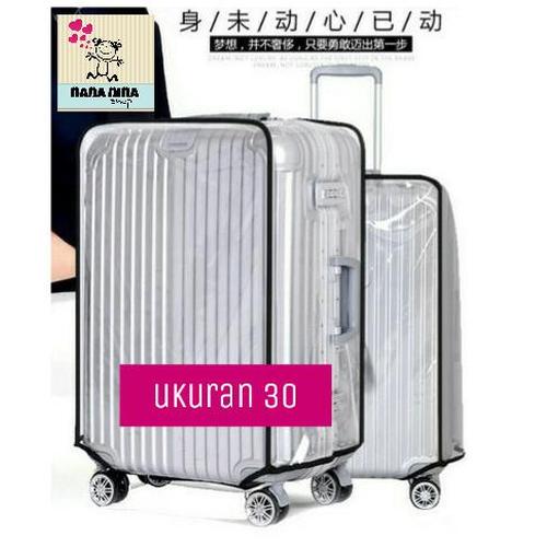 Jual Sarung koper plastik mika tebal luggage cover ukuran 30 inchi ...