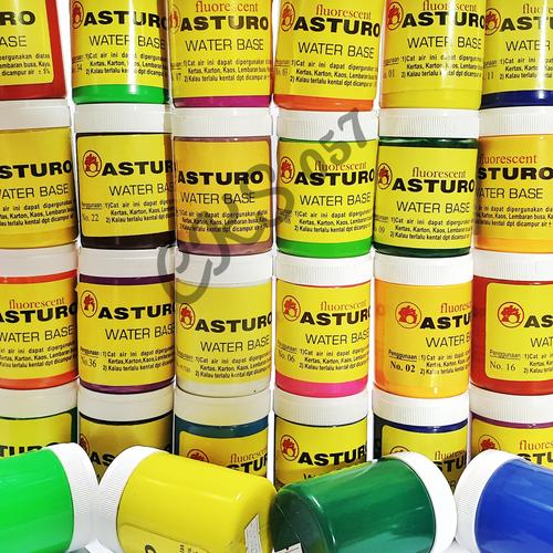 Jual Cat Air Asturo 100cc / Water Base Asturo 100cc - Kuning No. 23 ...