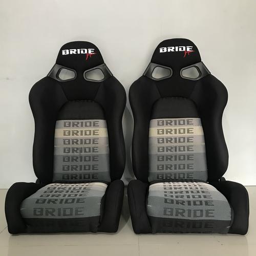Jual JOK MOBIL RACING REP BRIDE CUGA HITAM GRADASI ABU CAR SEAT - Kab ...