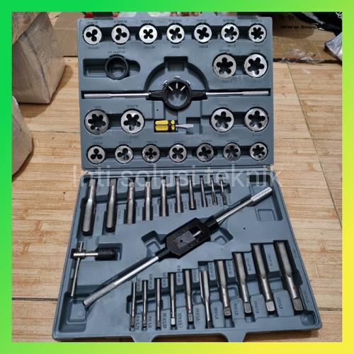 Jual hand tap and die set / tap & senai set M6-m24 metric 45pcs alloy ...
