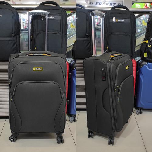 Jual KOPER MEREK PRESIDEN 24 INCH BAHAN KAIN CAMVAS ORIGINAL - Biru, 43 ...