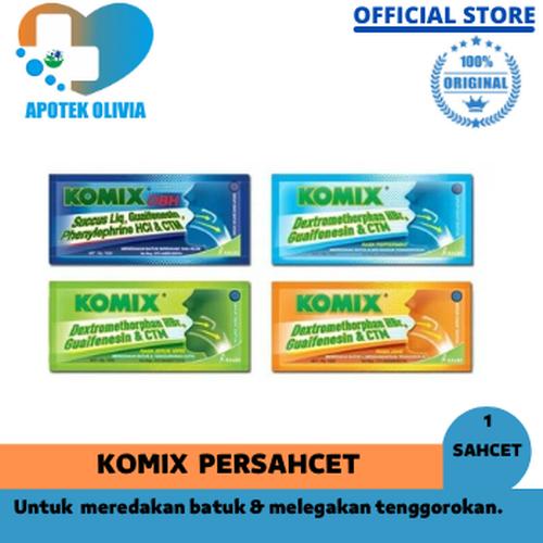 Jual Komix 7 mL | OBH | JERUK NIPIS | PEPPERMINT | JAHE | - OTC obat ...