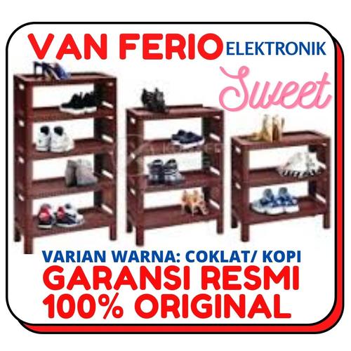 Jual TABITHA RAK SEPATU PLASTIK MOTIF ROTAN 3 SUSUN / 4 SUSUN / 5 SUSUN ...