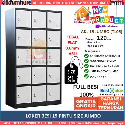 Jual Ukuran JUMBO 15 PINTU Locker Besi / Loker Besi / Loker File Besi ...