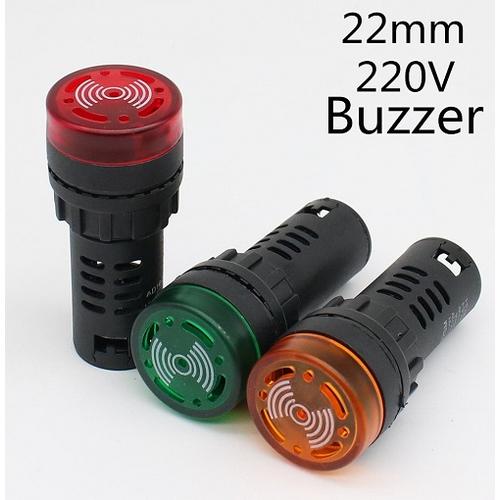 Jual Flash Buzzer AD16 22SM LED Light Pilot Lamp Beeper Alarm Signal ...