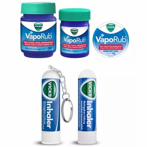 Jual VICKS VAPORUB - VICKS INHALER - BALSEM VICKS DAN PELEGA HIDUNG ...