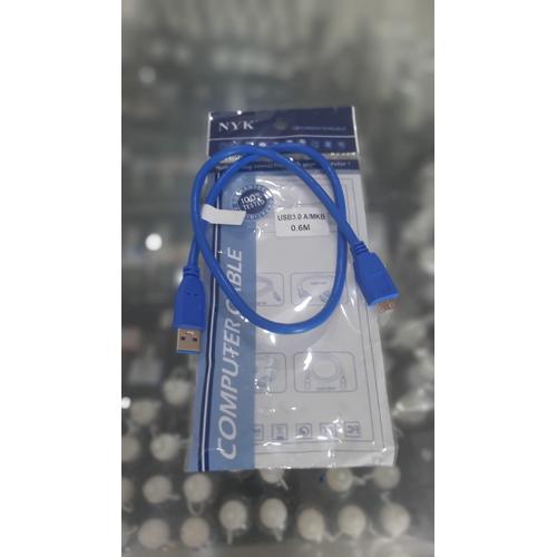 Jual Kabel Data Hdd Usb 3.0 Harddisk External 30Cm warna biru Original ...
